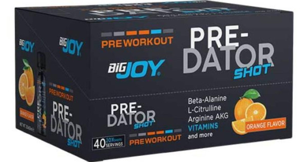 Bigjoy Sports Predator Shot Portakal 20 x 60ml